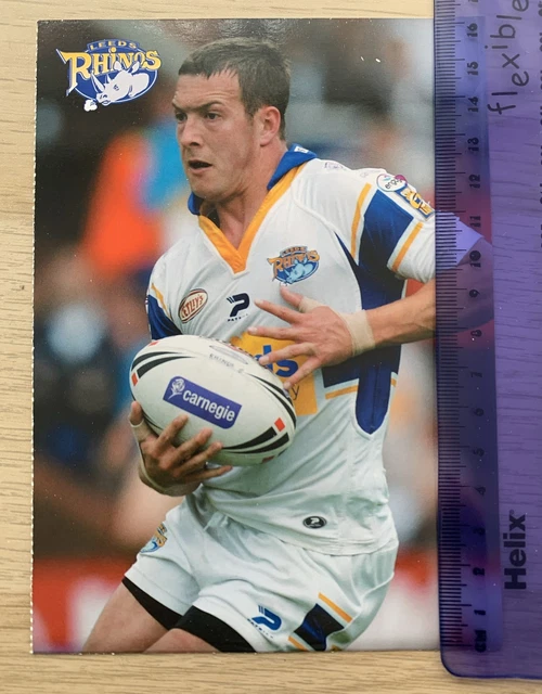 DANNY MCGUIRE LEEDS RHINOS RUGBY LEAGUE FOOTBALL CLUB PHOTO / POSTCARD ...
