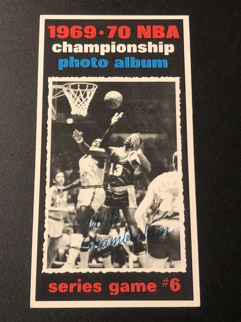 1970-71 TOPPS #173 Wilt Chamberlain 1969-70 NBA Championship album photo jeu 6 EUR 22,15 ...