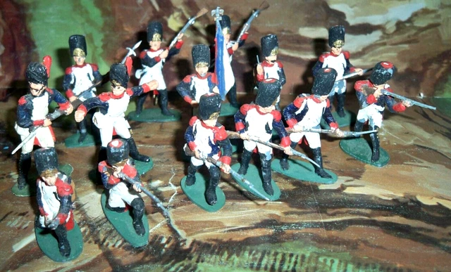 AIRFIX 1/32ND NAPOLEONIC French Infantry Soldiers Painted nicely £9.00 ...