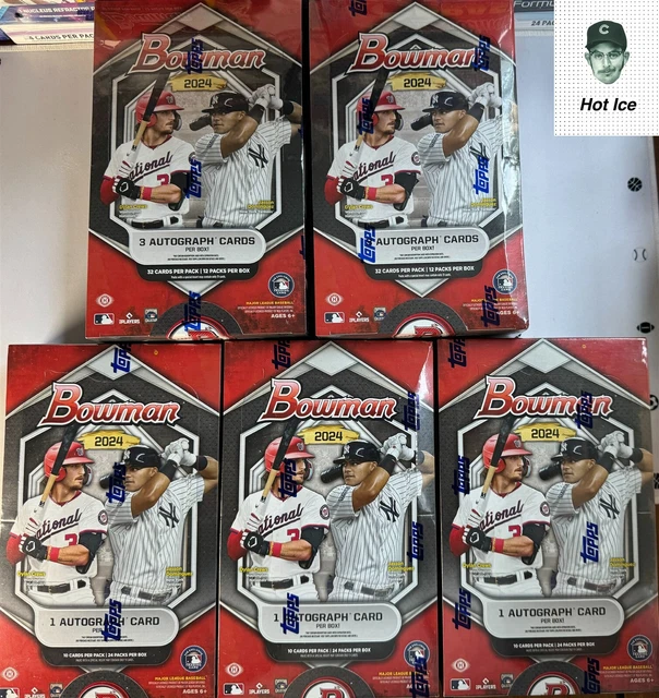 ENRIQUE JIMENEZ DETROIT Tigers 2024 Bowman 2 Jumbo 3 Hobby Box Player ...