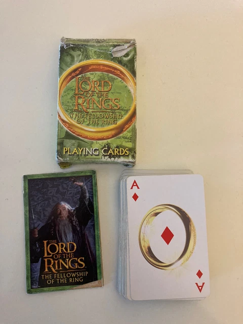 VINTAGE LORD OF The Rings Playing Cards 2002 Complete £7.99 - PicClick UK