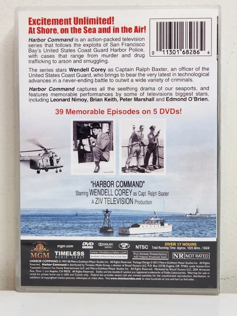 HARBOR COMMAND: THE Complete Television Series (DVD Set) Region 1 £34. ...