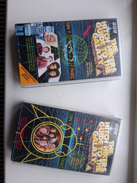 HITCHHIKERS GUIDE TO the Galaxy VHS full BBC series box set £13.20 ...