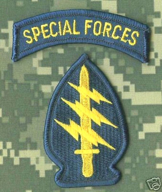 5TH SF GROUP Special Forces DRESS iron-on SFG INSIGNIA + TAB EUR 14,29 ...