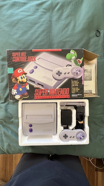 SUPER NINTENDO CONSOLE SUPER NES CONTROL DECK SNS-101 SNES EUR 267,00 ...