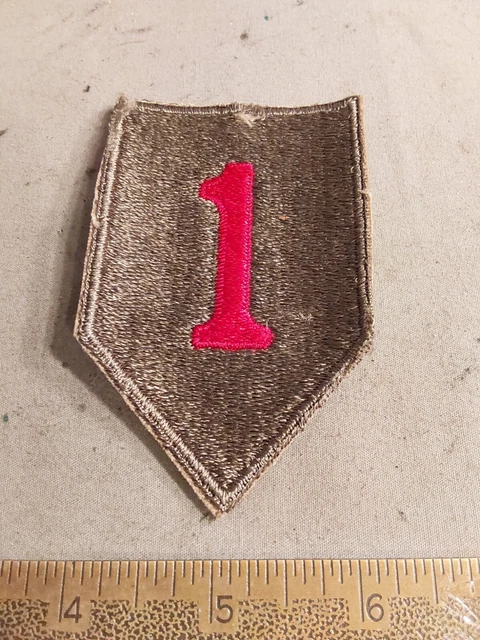 WWII US ARMY 1st Infantry Division Patch Big Red One $14.00 - PicClick
