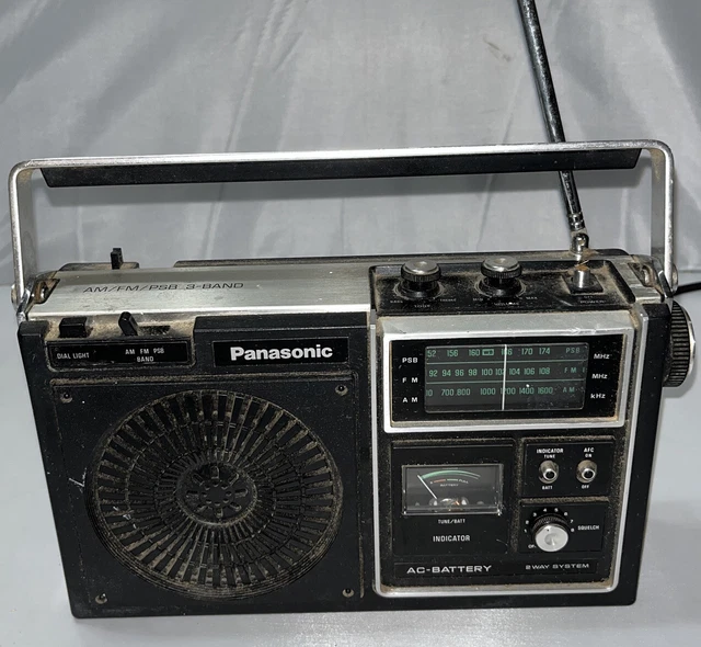 PANASONIC RF-1080 AM/FM/PSB 3-BAND AC/DC Portable RADIO £36.89 ... PANASONIC RF-1080 AM/FM/PSB 3-BAND AC/DC Portable RADIO £36.89 ...