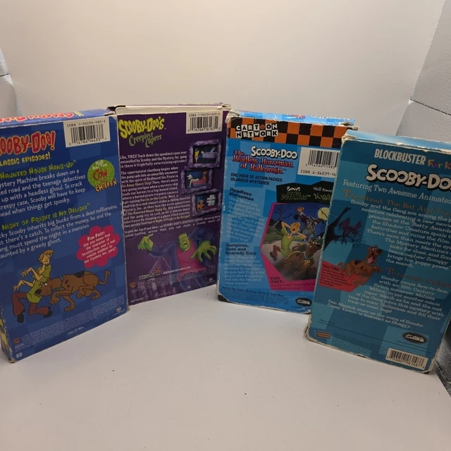 SCOOBY DOO CARTOON Network VHS X4 £24.62 - PicClick UK