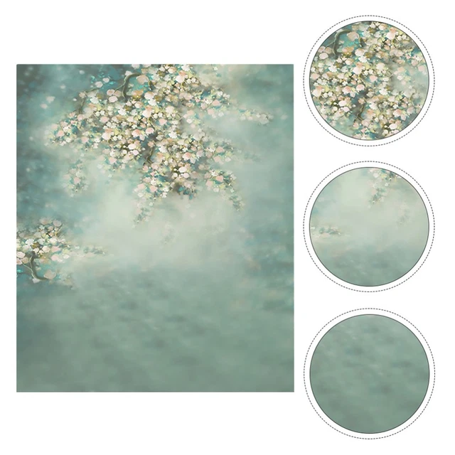 WATERCOLOR FLOWER WALL Photography Prop Backdrop Floral Photographic ...