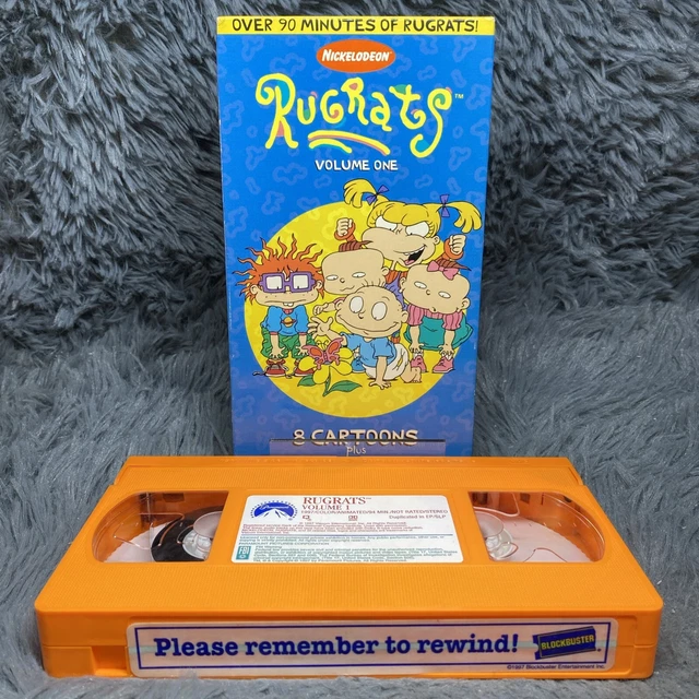 RUGRATS VOLUME ONE 1 VHS Tape 1997 Nickelodeon Blockbuster Exclusive ...