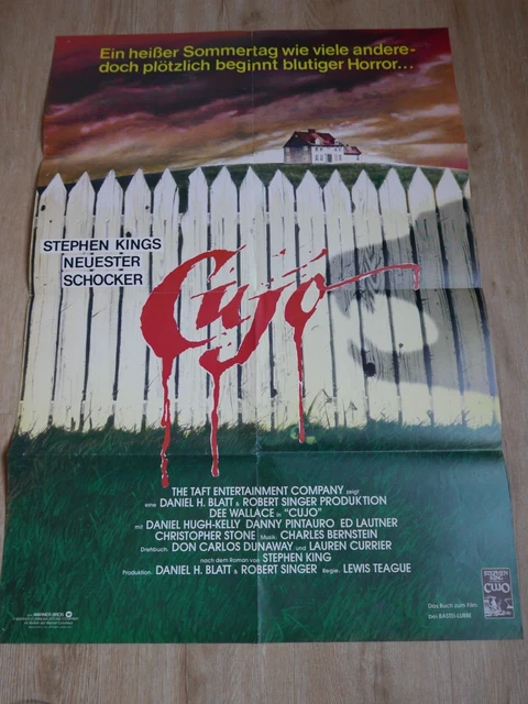 CUJO DEE WALLACE Ed Lautner Roman: Stephen King Original Kinoplakat A1 ...