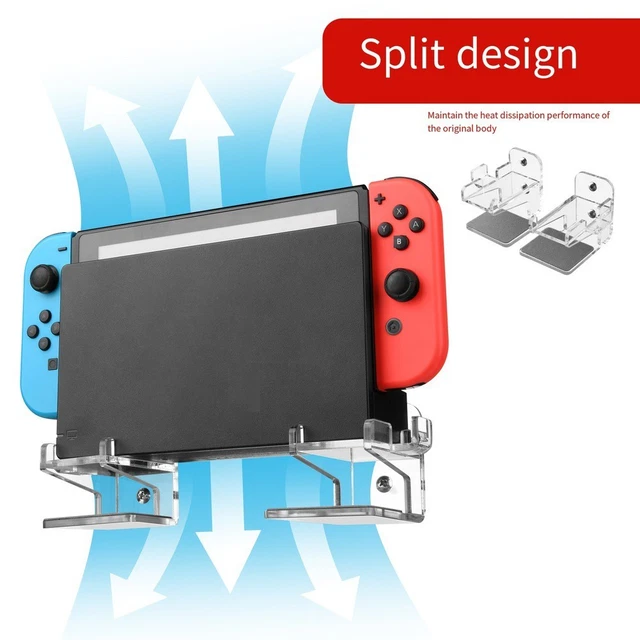 TRANSPARENT ACRYLIC WALL Holder for Nintendo Switch2 Enhance Your ...