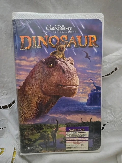 DINOSAUR VHS TAPE Movie 2001 Walt Disney Clamshell Brand New Sealed £6. ...