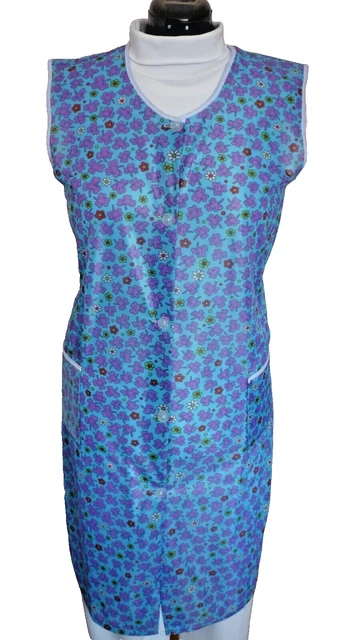 KITTELSCHÜRZE, KITTEL, DEDERON-KITTEL, Nylon-Kittel, Hauskleid, Vintage ...