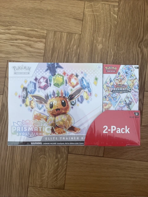 POKÉMON TCG: SV8.5 Prismatic Evolutions Costco 2-Pack - ETB & Booster ...