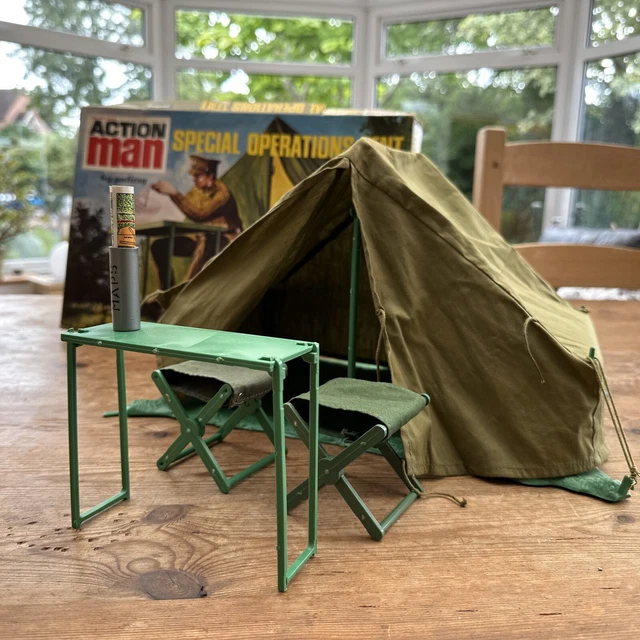 VINTAGE 1970S ACTION Man Palitoy Special Operations Tent In Box Cat No ...