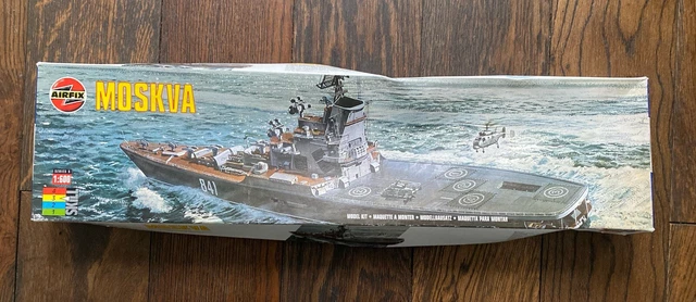 AIRFIX RUSSIAN MOSKVA 1:600 scale model ship kit 05202. Spares ...