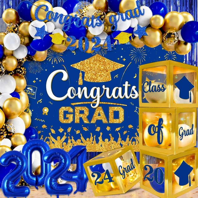 2024 Graduation Party Decorations 110pcs Graduation Party Supplies