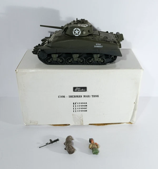 BRITAINS 17496 WW2 Sherman M4A1 Tank Toy Soldier American Military ...