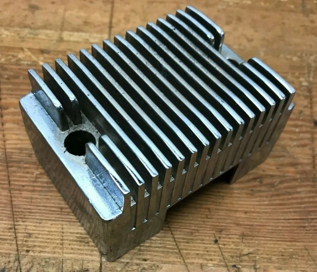 HARLEY VOLTAGE REGULATOR Rectifier Panhead Shovelhead Chrome Cover ...