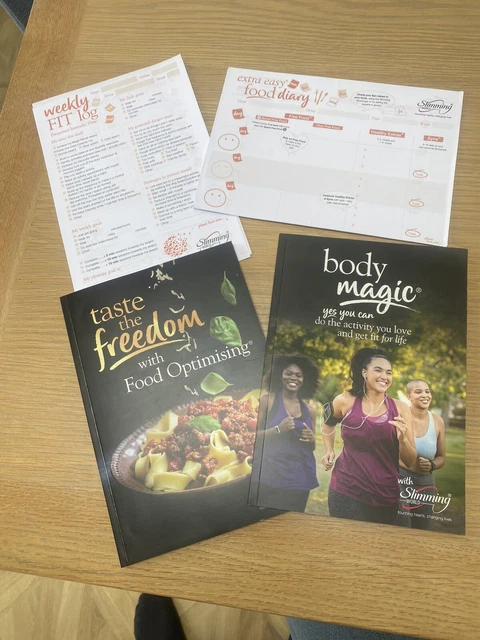 SLIMMING WORLD STARTER Pack Taste The Freedom Body Magic Books £14.99 ...