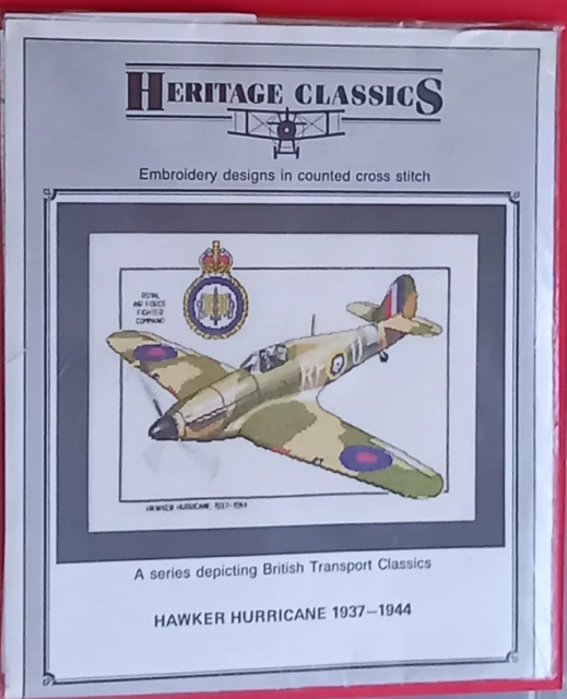 HERITAGE STITCHCRAFT CLASSICS Hawker Hurricane 1937-1944 Plane RAF ...