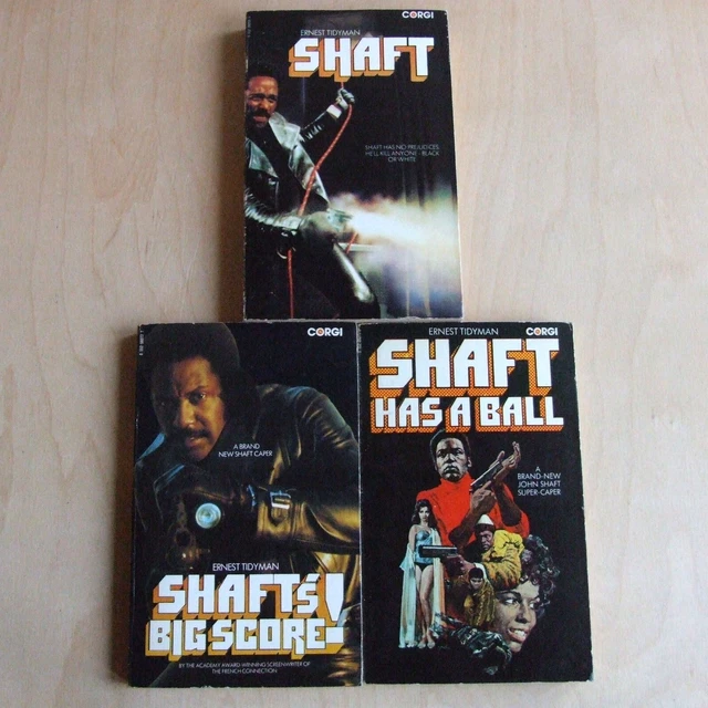 3 SHAFT NOVELS by Ernest Tidyman Shaft Has a Ball Shaft's Big Score ...