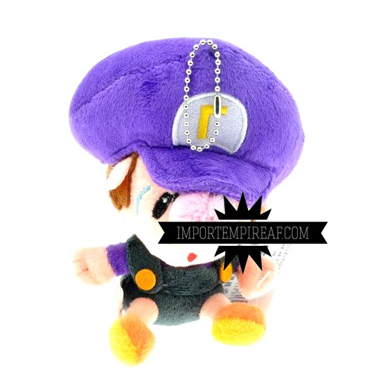 SUPER MARIO BROS Baby Waluigi Plüsch Mini Party Kart Wii Junior New ...