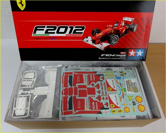 TAMIYA 1/10 RC Car Ferrari F2012 F104 Formula Racing Chassis Kit £478. ...