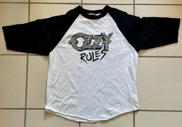 OZZY OSBOURNE OZZY RULES T-Shirt SAMMLUNGSAUFLÖSUNG Vintage RAR EUR 1 ...