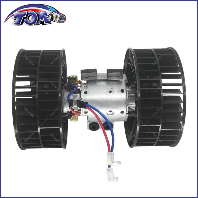NEW HEATER BLOWER Motor Dual Fan Cages Front For BMW 740i 740iL 750iL ...