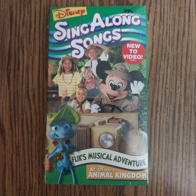 DISNEY SING ALONG Flik's Musical Adventure, 9 Songs VHS New £17.84 ...