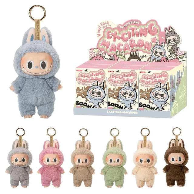 AUTHENTIC POPMART MACARON LABUBU Exciting Macaron Vinyl Face Blind Box ...