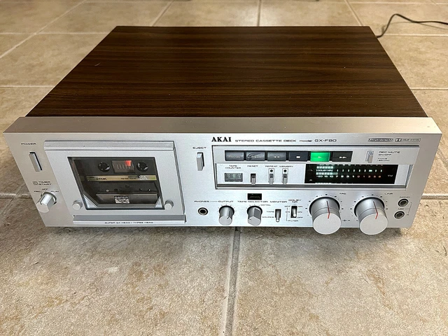 VINTAGE AKAI GX-F80 Audiophile Stereo Cassette Super GX 3-Head 30-Day Guarantee £361.51 ...