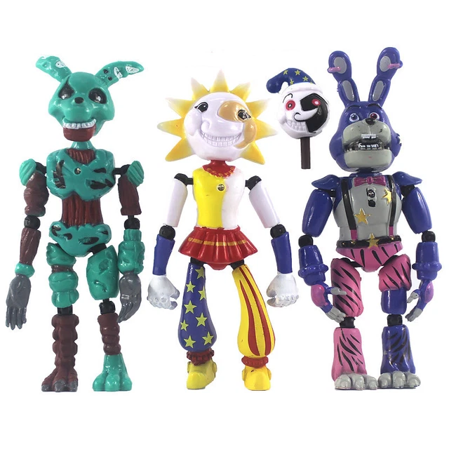FIGURINE ARTICULÉE SUNDROP Moondrop Set Five Nights At Freddy's FNAF ...