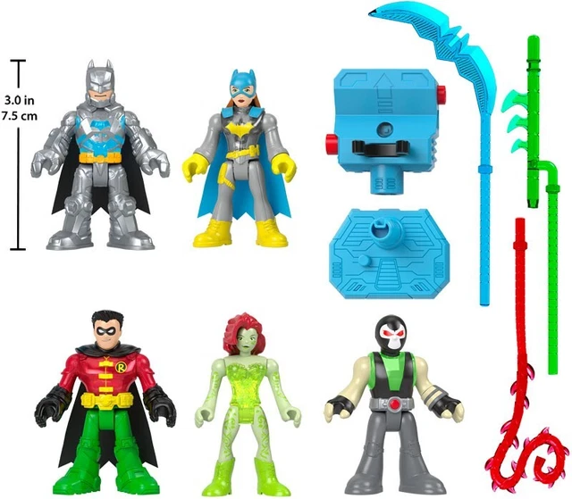 DC SUPER FRIENDS Fisher-Price Imaginext Batman Battle Set figure ...
