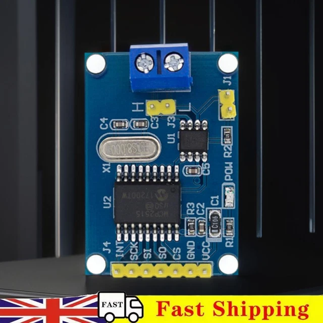 SPI MCP2515 CAN Bus Module MCP2515 CAN Bus Driver Module Board for Arduino DIY £4.30 - PicClick UK