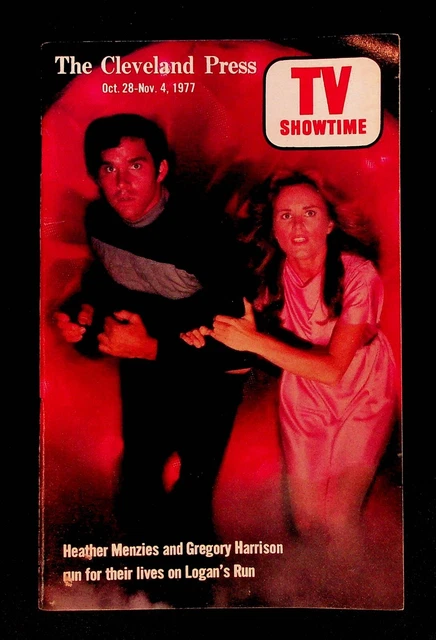 VTG TV SHOWTIME Guide Magazine October November 1977 Logan's Run ...