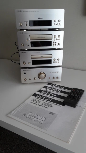 DENON STEREO HI Fi System D-F07 amplifier/tuner/cassette deck/cd player ...