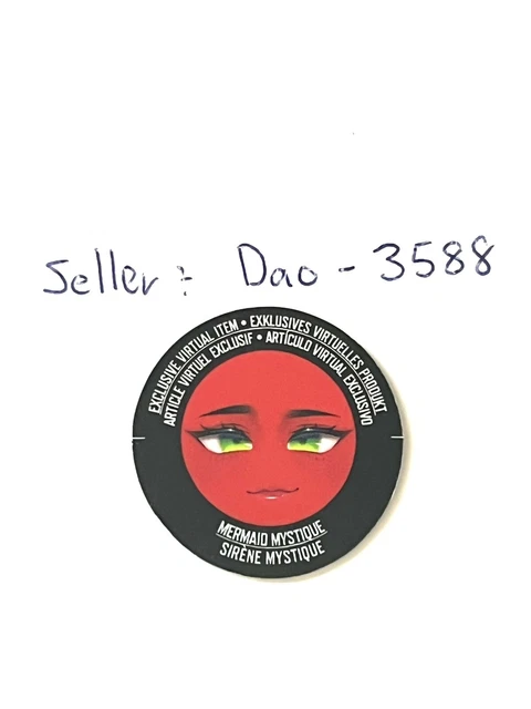 ROBLOX MERMAID MYSTIQUE - Virtual Item Face Code - Series 12 - Get It ...