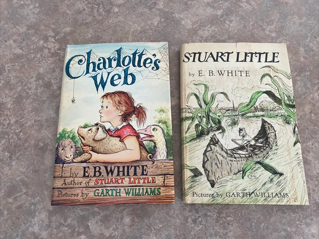 STUART LITTLE & Charlotte's Web ~ EB White 1945 and 1952, Early Book ...