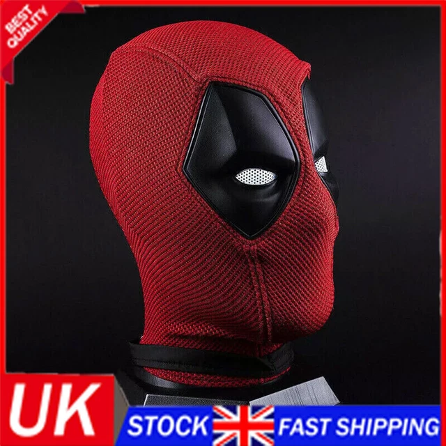 UK COSPLAY DELUXE Deadpool Full Face Mask Halloween Party PBZp Costume ...