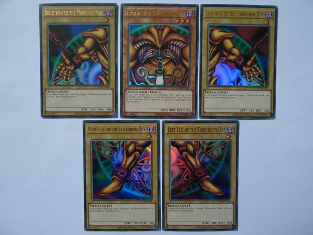 EXODIA THE FORBIDDEN One 5 Card Set * Ultra Rare YGLD * Yu-gi-oh £24.00 - PicClick UK