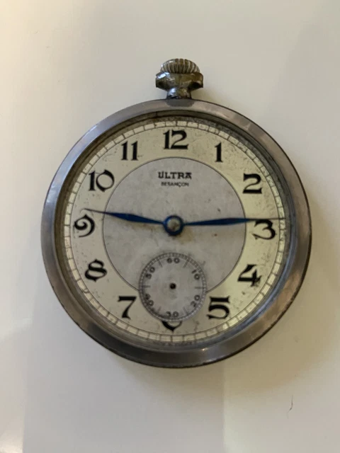 MONTRE A GOUSSET. Fabrication à Besançon. Marque ULTRA. EUR 1,00 ...