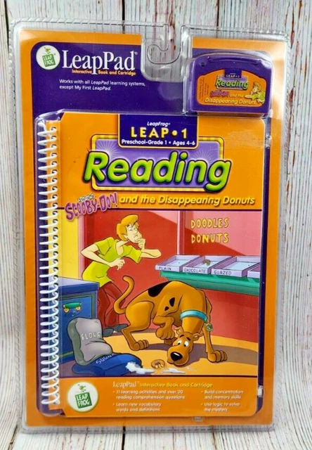 LEAPPAD LEAPFROG LEAP 1 Reading SCOOBY DOO & the Missing Donuts NEW ...