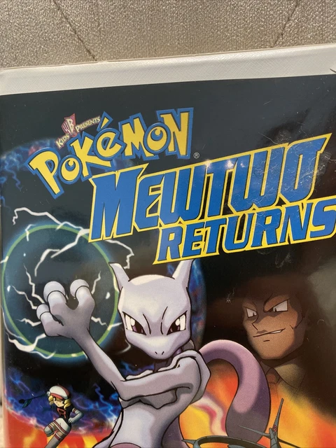 POKEMON: MEWTWO RETURNS (VHS, 2001, Clamshell Packaging) Johto Movie ...
