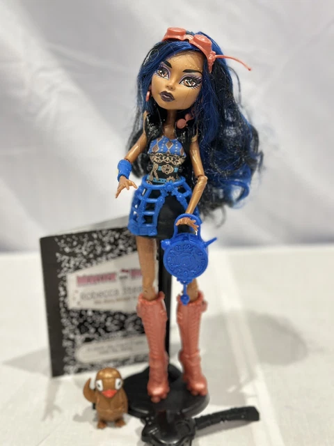 MONSTER HIGH FIRST 1st Wave Robecca Steam Complete Diary/Pet/Stand ...