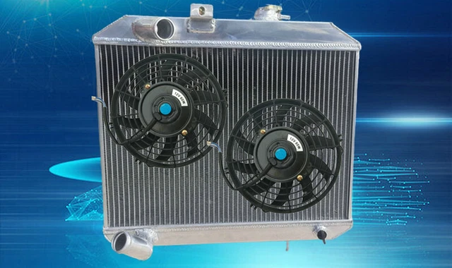 FOR 1941-1952 JEEP Willys MB CJ-2A M38 42 43 44 45 46 3Row Aluminum ...