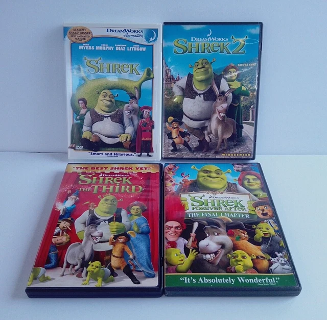 LOT DVD SHREK : Shrek 1, Shrek 2, & Shrek The Third EUR 15,30 - PicClick FR