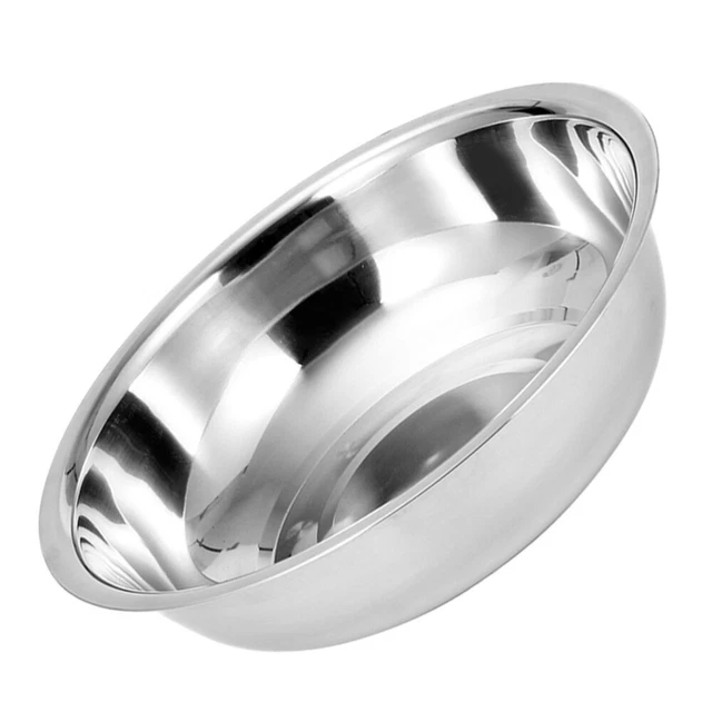 STEEL BOWL STAINLESS Mixing Bowls Salad Basin Vegetable Washing Pot ...
